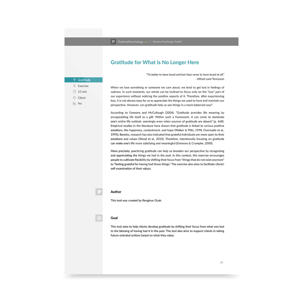 17 Happiness & Subjective Well-Being Exercises (PDF)