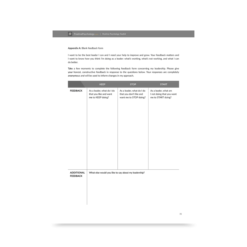 17 Positive Leadership Exercises (PDF)