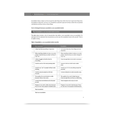 17 Productivity & Work Efficiency Exercises (PDF)