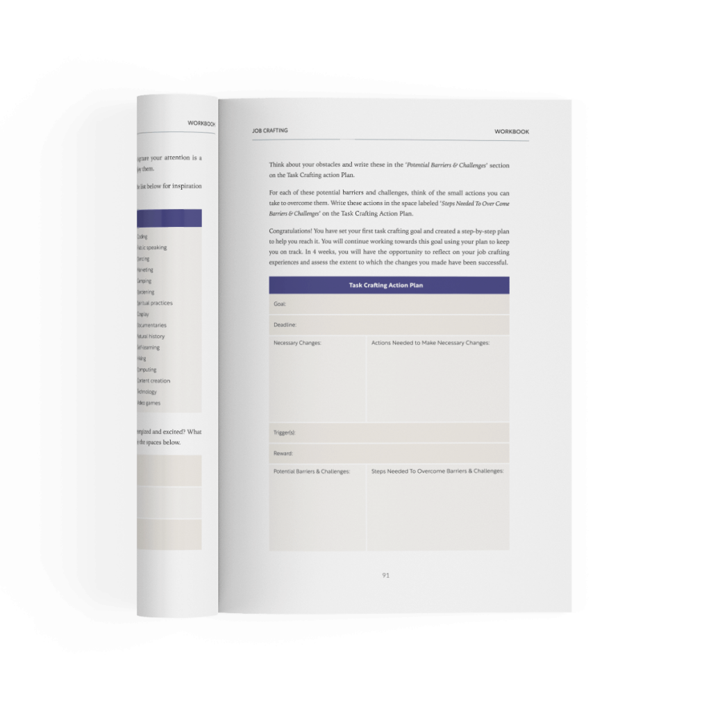 Job Crafting Coaching Manuals - PositivePsychology.com